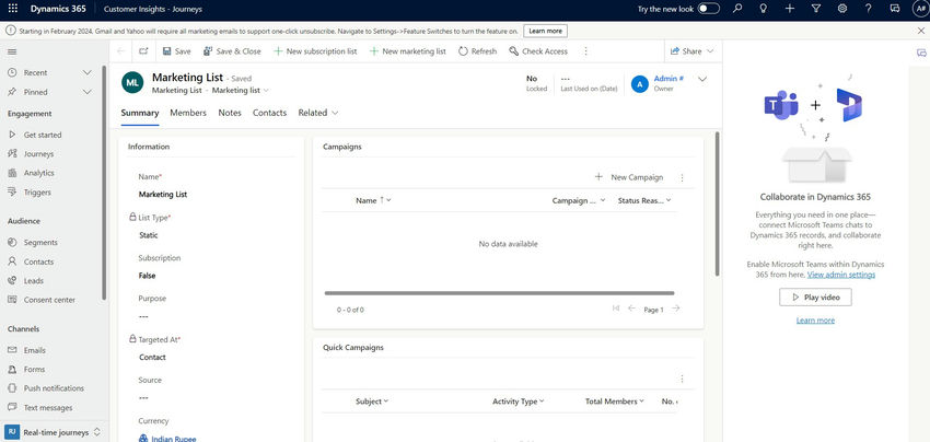 Trigger a Plugin When Contact Removed form Marketing List Entity